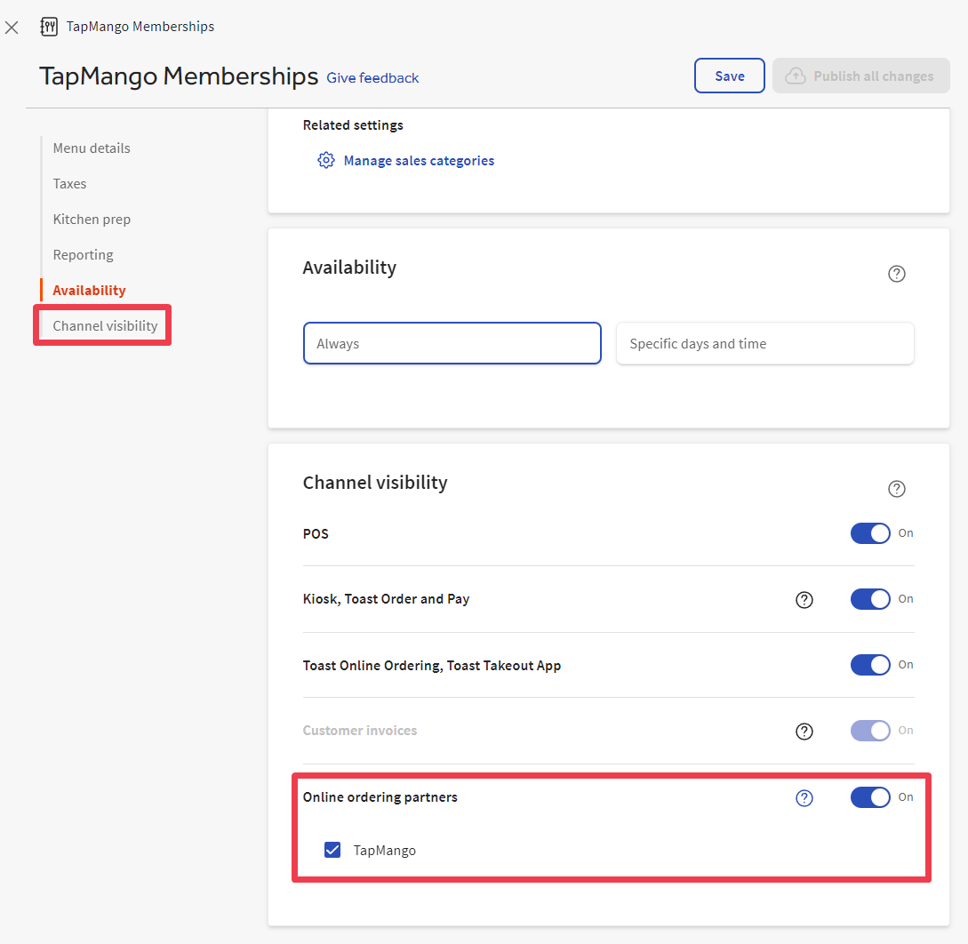 How to Set Up Memberships to Work with Toast – TapMango Inc.