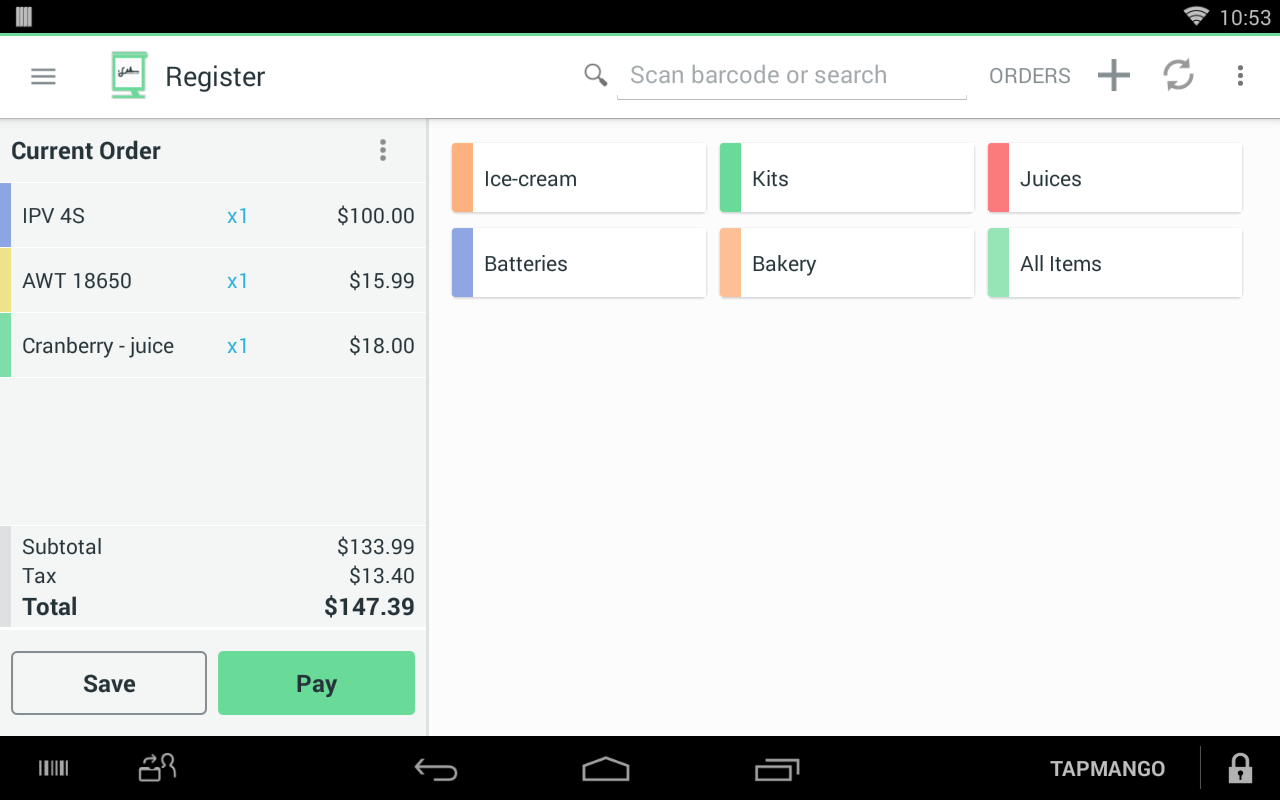 How to use your Clover Integration – TapMango Inc.
