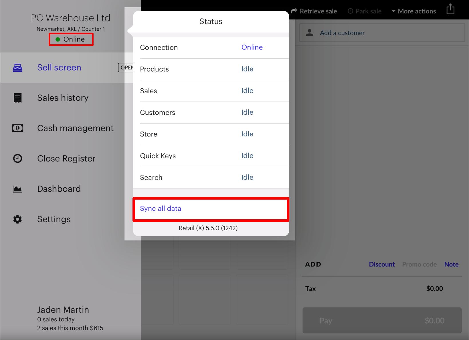 How to use your Lightspeed (X-Series) Integration – TapMango Inc.
