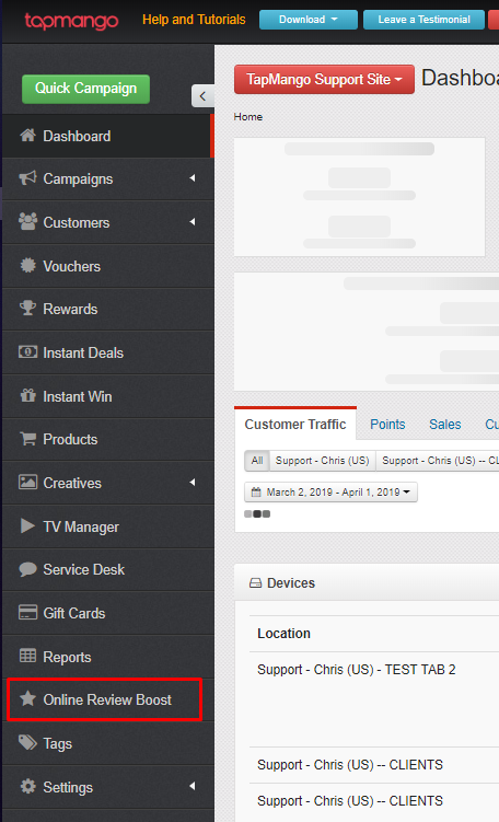 How Do I Edit or Update my Online Review Boost? – TapMango Inc.