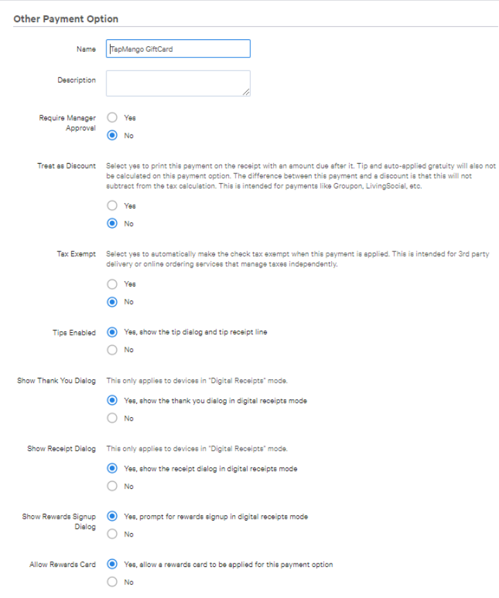 How to Set Up Ecard With Toast – TapMango Inc.