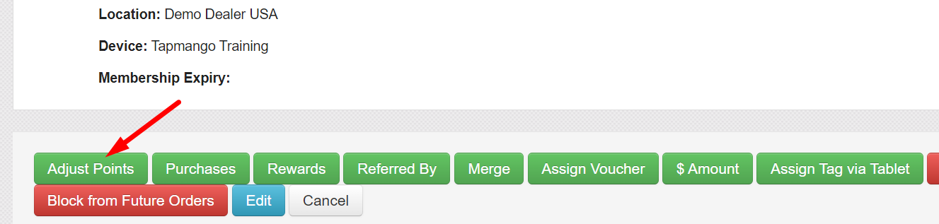 How Do I Manually Adjust a Customer's Points? – TapMango Inc.